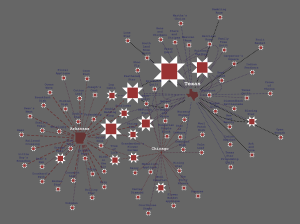 Quilt Block Network Visualization | Runaway Quilt Project